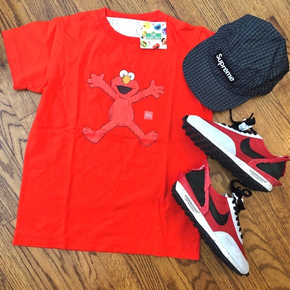 Uniqlo x KAWS | Shirts & Tops | Uniqlo X Kaws X Sesame Street Nwt Kids ...